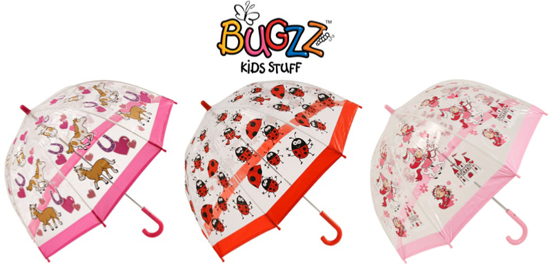 Bugzz PVC Dome Umbrellas for Kids Back in Stock - Blog - Brolliesgalore ...