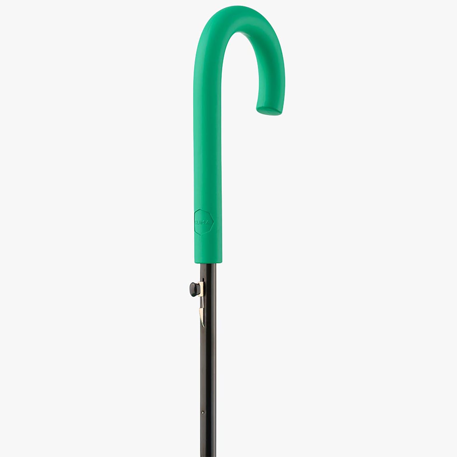 Bisetti Setze 16 Rib Ladies Long UVP Umbrella - Emerald | Brolliesgalore