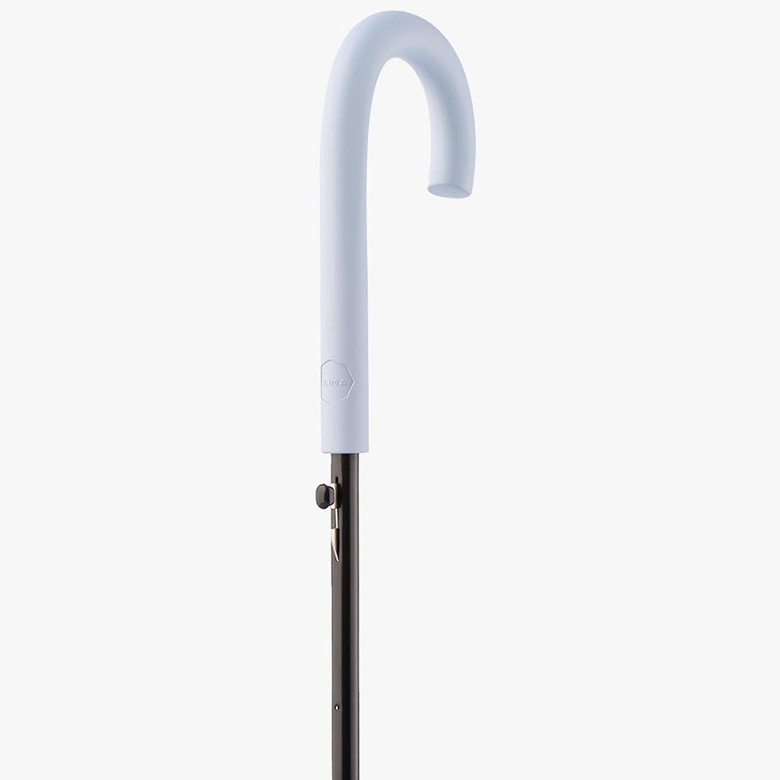 Bisetti Setze 16 Rib Ladies Long UVP Umbrella - Soft Blue | Brolliesgalore
