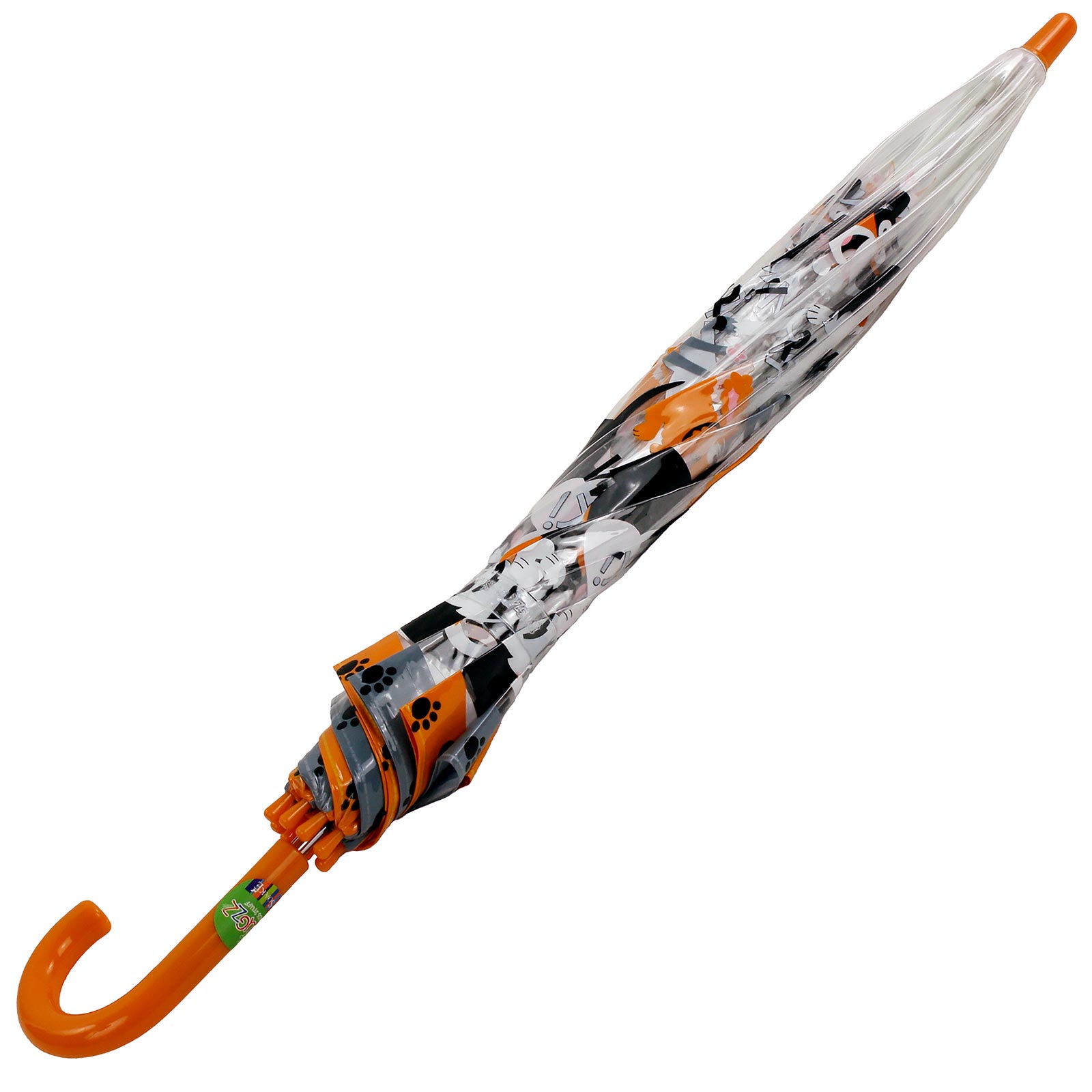 Bugzz PVC Dome Umbrella for Children - Cats & Dogs | Brolliesgalore