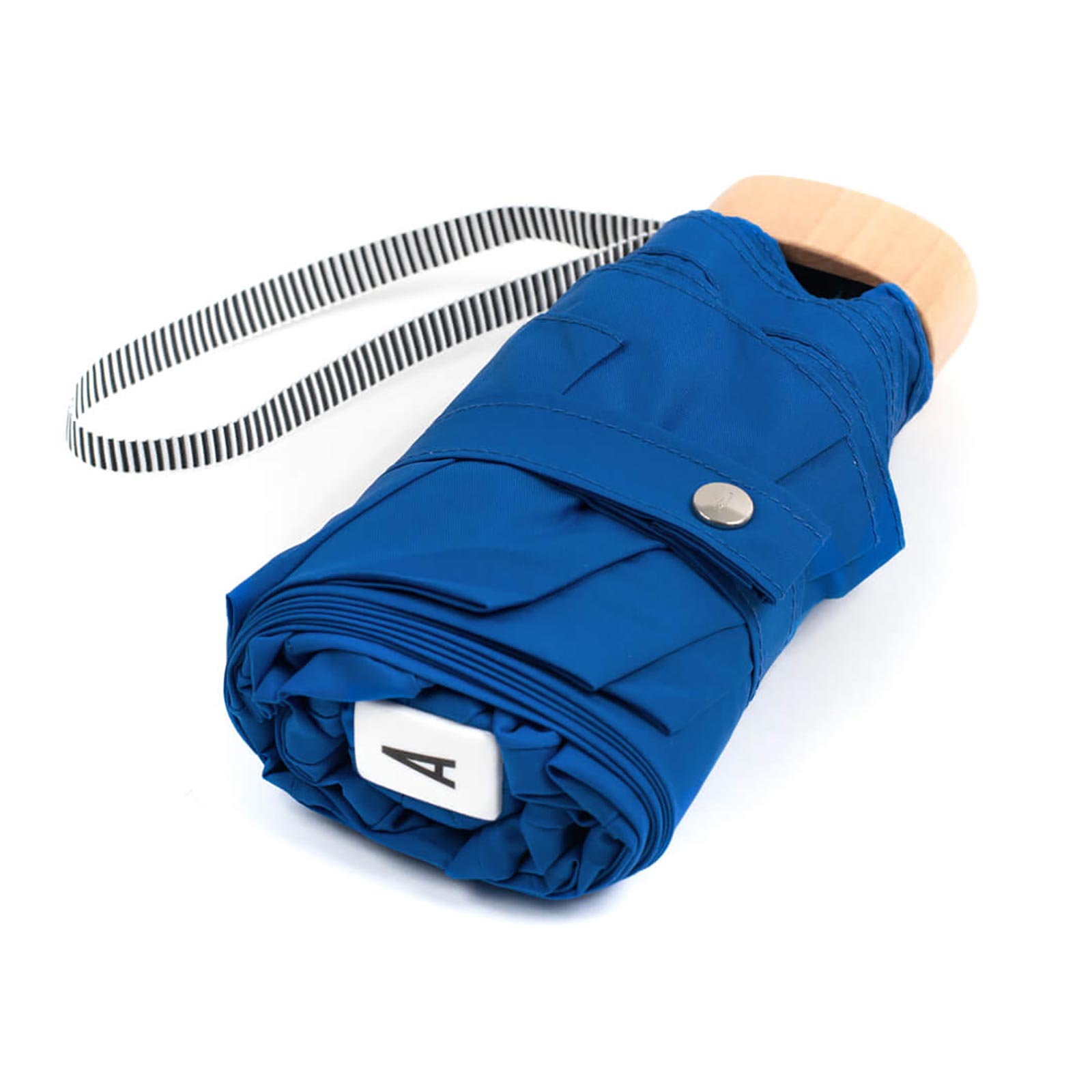 Royal Blue Folding Compact Umbrella by Anatole of Paris – MARGUERITE ...
