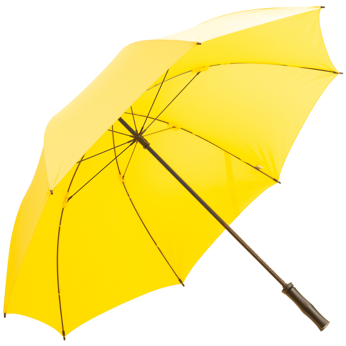 Yellow Umbrella - Premium Fibreglass Golf Umbrella | Brolliesgalore