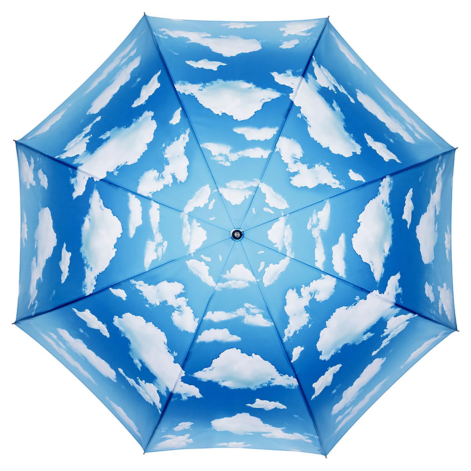 Summer Clouds Walking Length Umbrella | Brolliesgalore