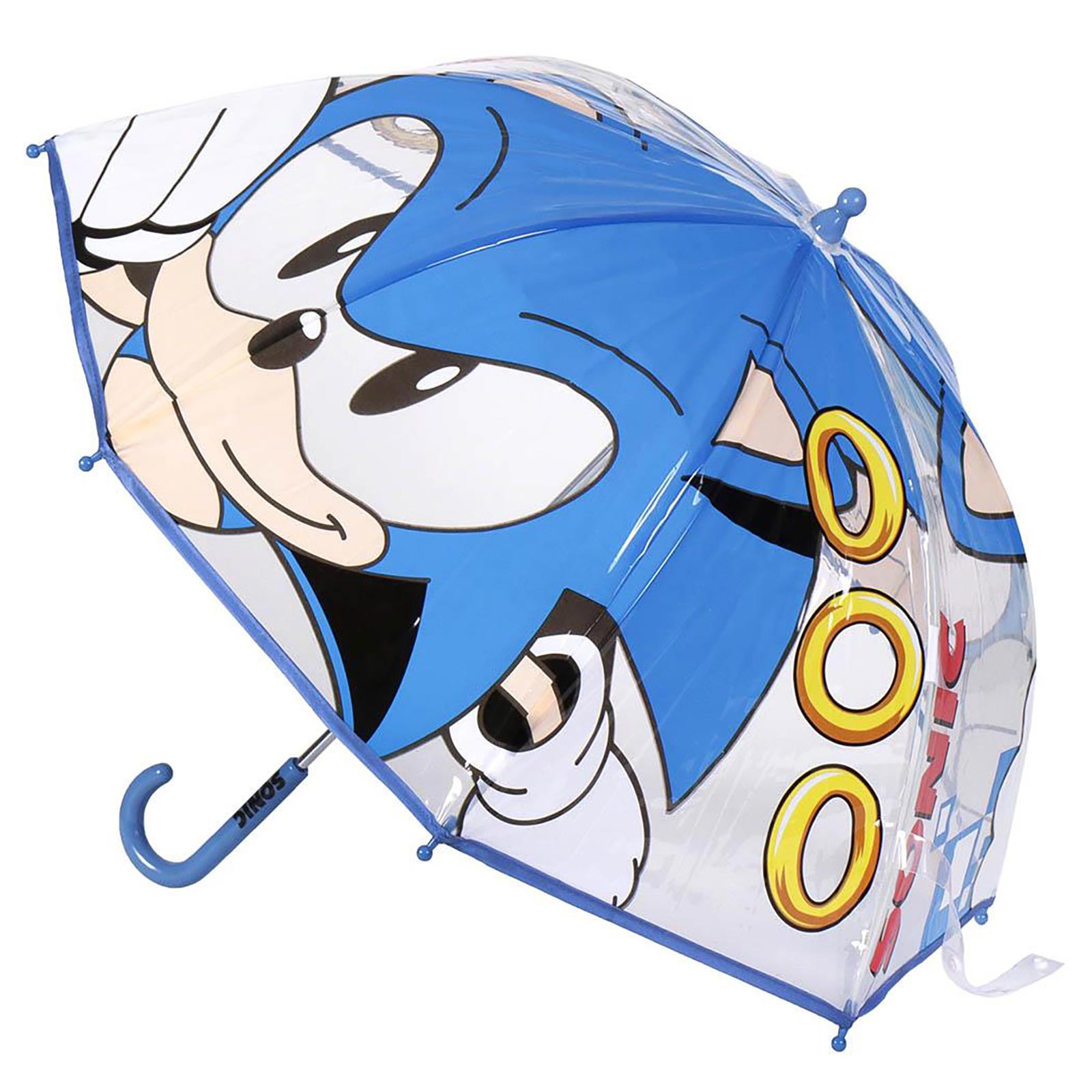 Sonic the Hedgehog - See Through Dome Umbrella for Children ...