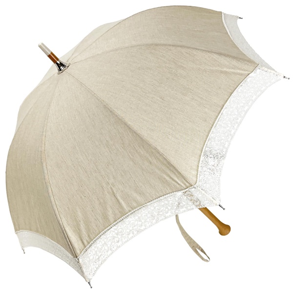 Ivory wedding parasol store